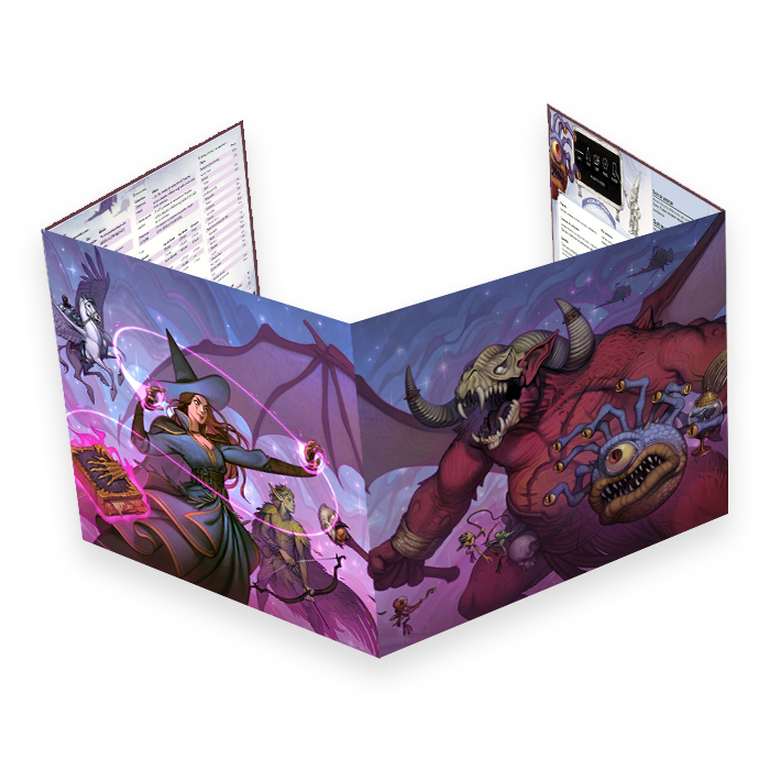 Pantalla Artesanal: Dungeons & Dragons – 5ta edición – Gift – Zeth ...
